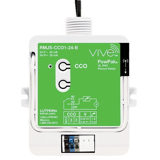 Lutron Rmjs Cco1 24 B Vive Powpak 24v Contact Closure Output Module Ready Wholesale Electric