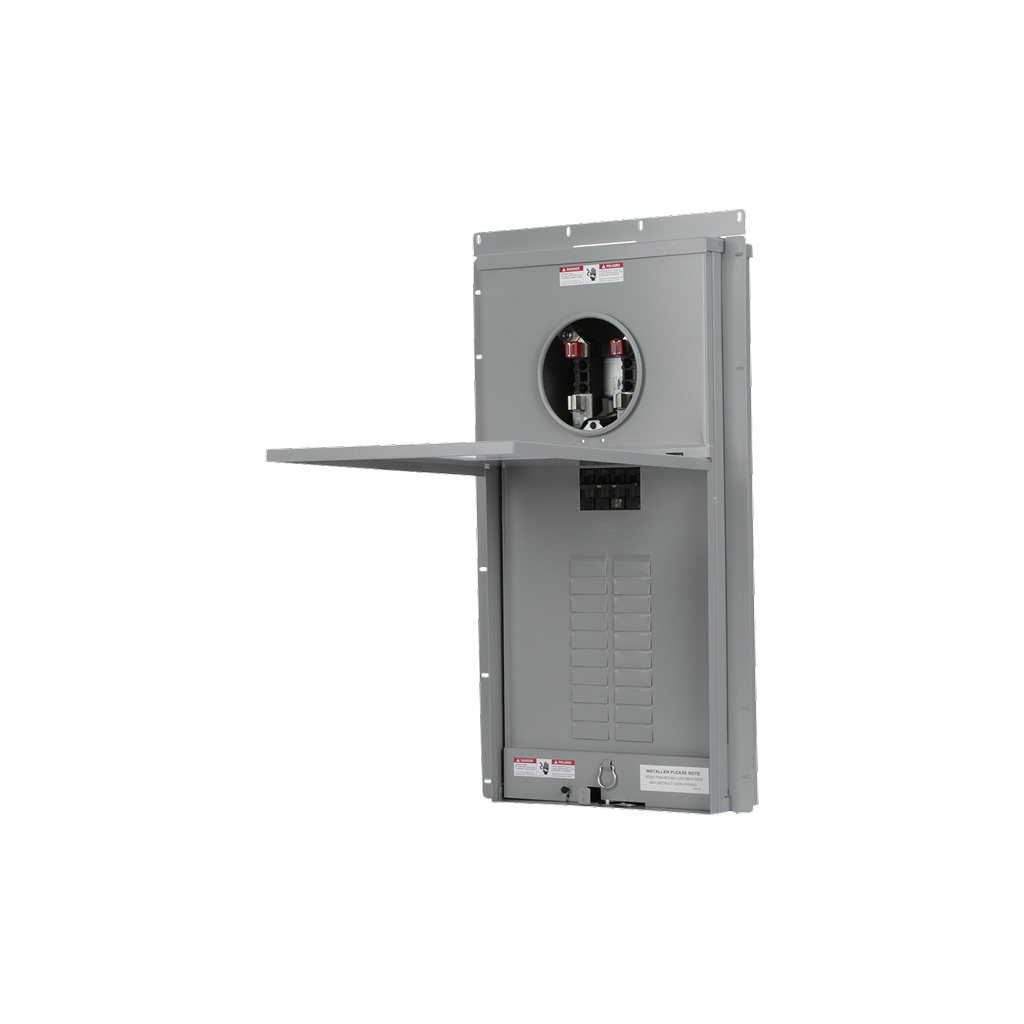 Siemens MC2040B1200F - 200 Amp 20-Space 40-Circuit Overhead Flush Mete ...