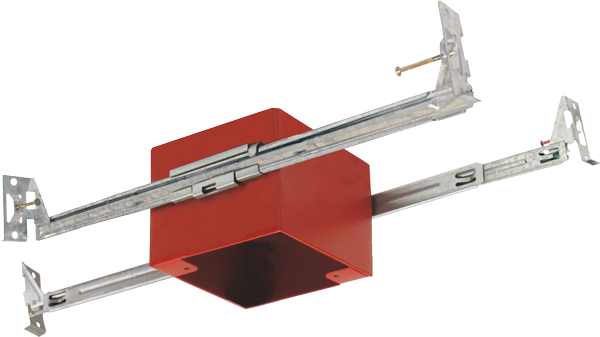 ELCO EJB44ICA 4" Square IC Airtight Junction Box with Hanger Bars for ...