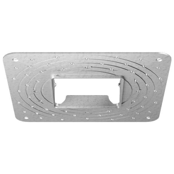 Elco EL03SFS Pex™ 3" Square Adjustable Trimless Smooth Reflector Trim ...