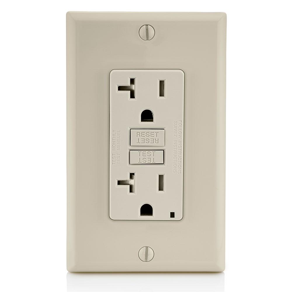Leviton GFTR2 - 20 Amp, 125 Volt Receptacle/Outlet, 20 Amp Feed-Throug ...
